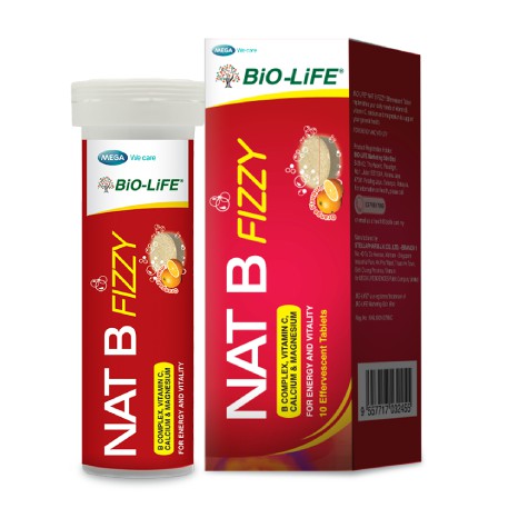 [EXP:02/2025]BioLife Nat B Fizzy Effervescent - (B Complex Vit C ...