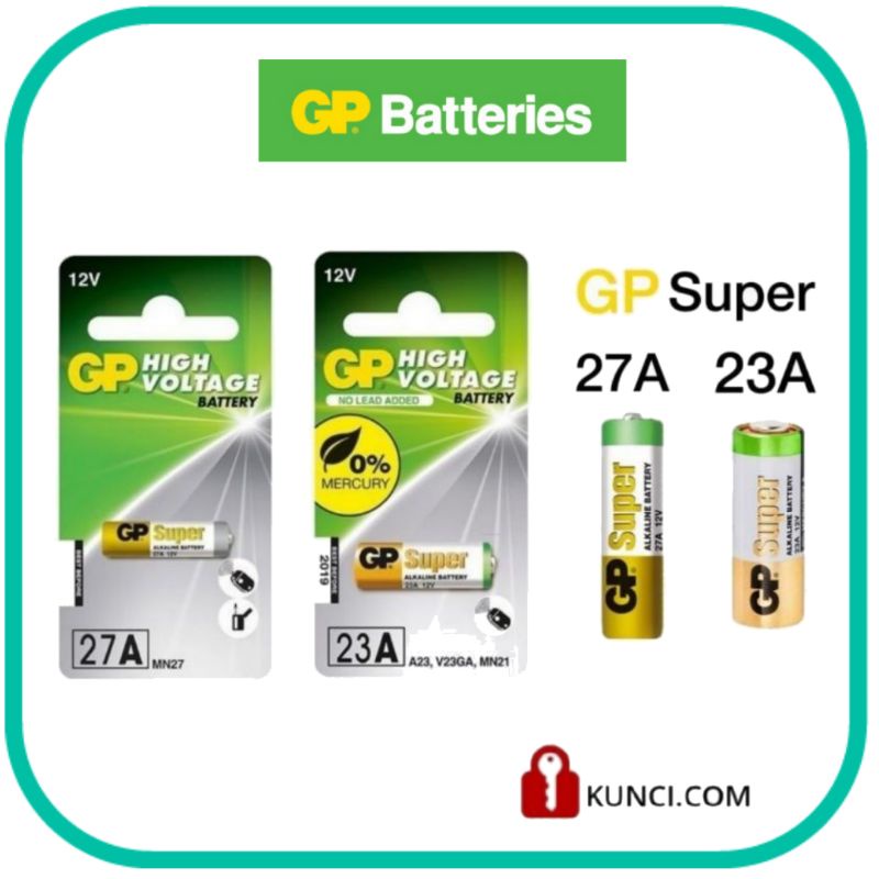 GP BATTERY 23A / 27A / 29A (SINGLE PACKING) | Shopee Malaysia