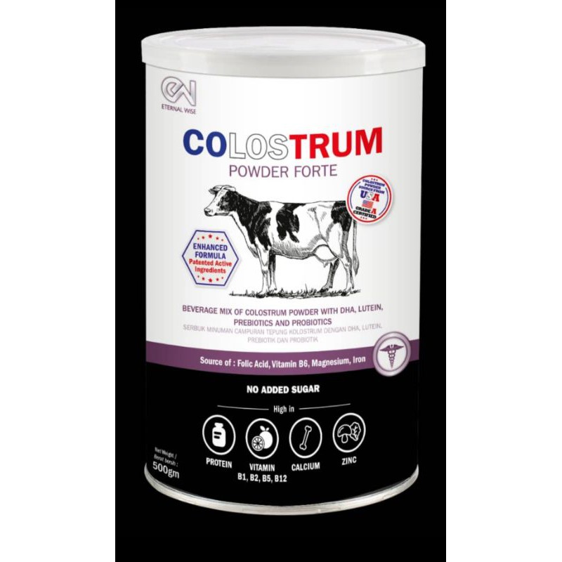 (PM BEST PRICE) COLOSTRUM POWDER FORTE 500G (EXPIRY: 2024) | Shopee ...