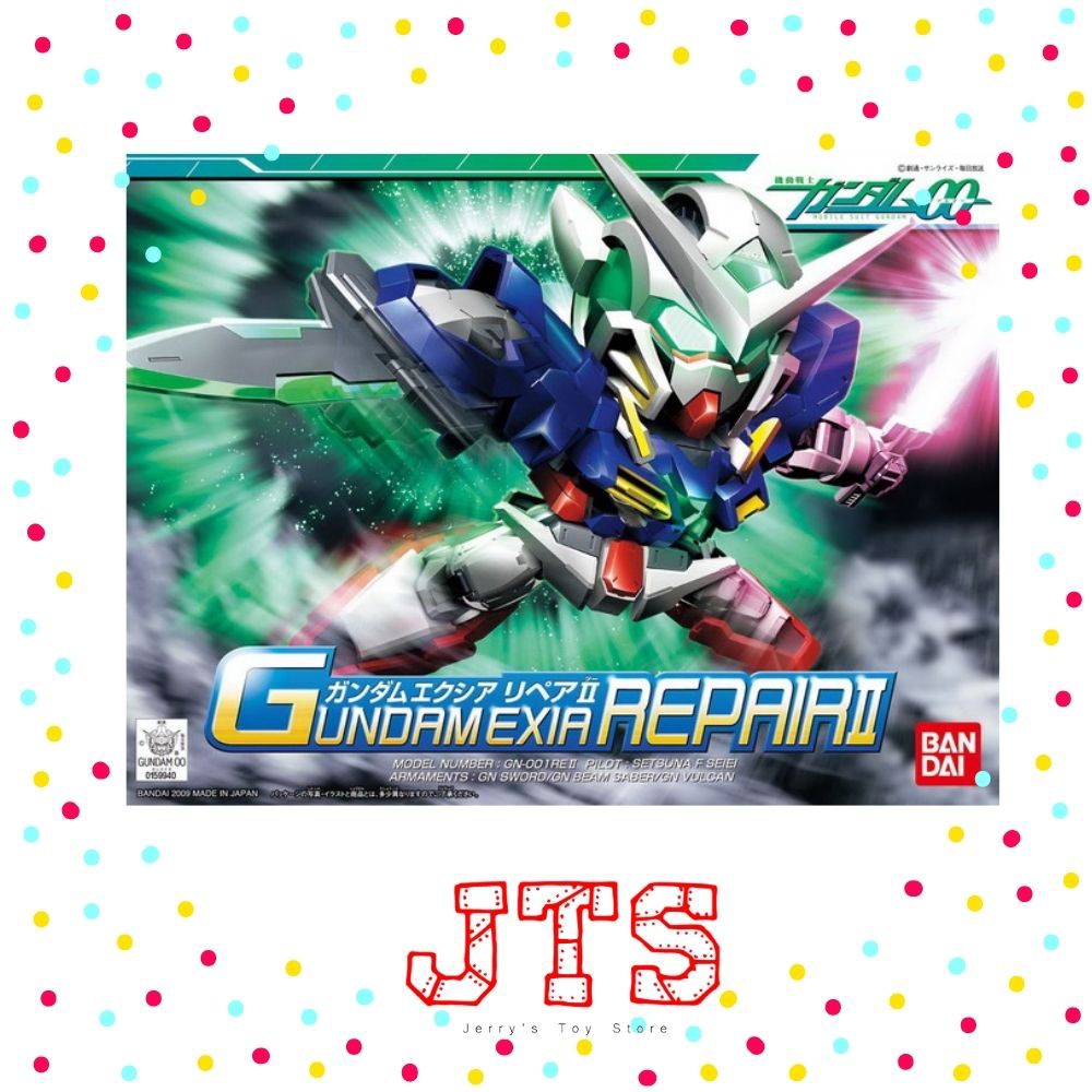 JTS BANDAI SD BB 334 Gundam Exia Repair II 60684 00 Gundam Small Size ...