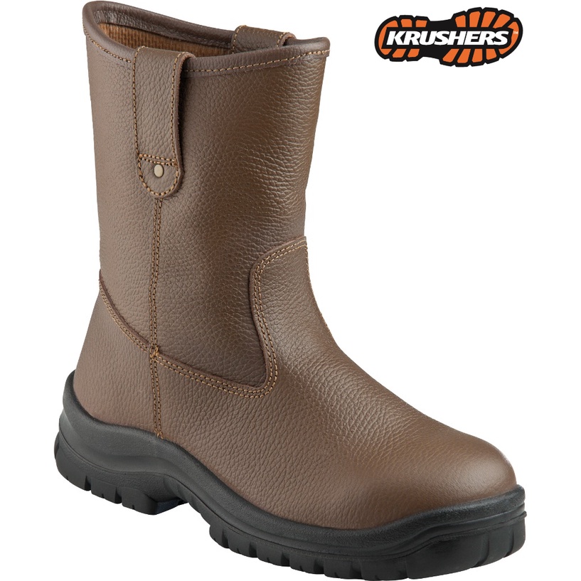 [DOSH-SIRIM Approved] Krushers Texas Pull-on Rigger Safety Boot | Shopee Malaysia
