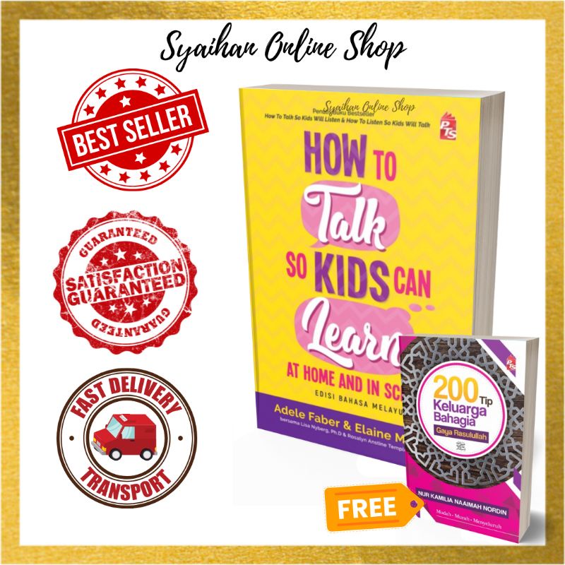 [READY STOCK] PTS : How To Talk So Kids Can Learn at Home and in School ...