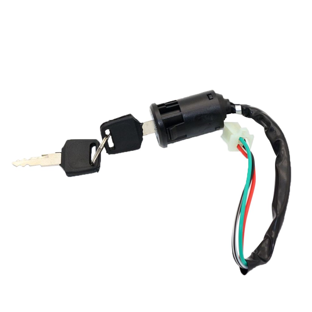 4 Wire Ignition Switch Key For 50cc 110cc 125cc 250cc Dirt Bike ATV ...