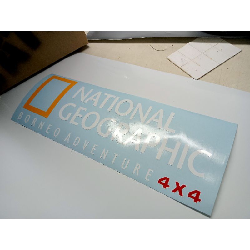 Decal sticker For 4x4 National Geographic Borneo Edition | Shopee Malaysia