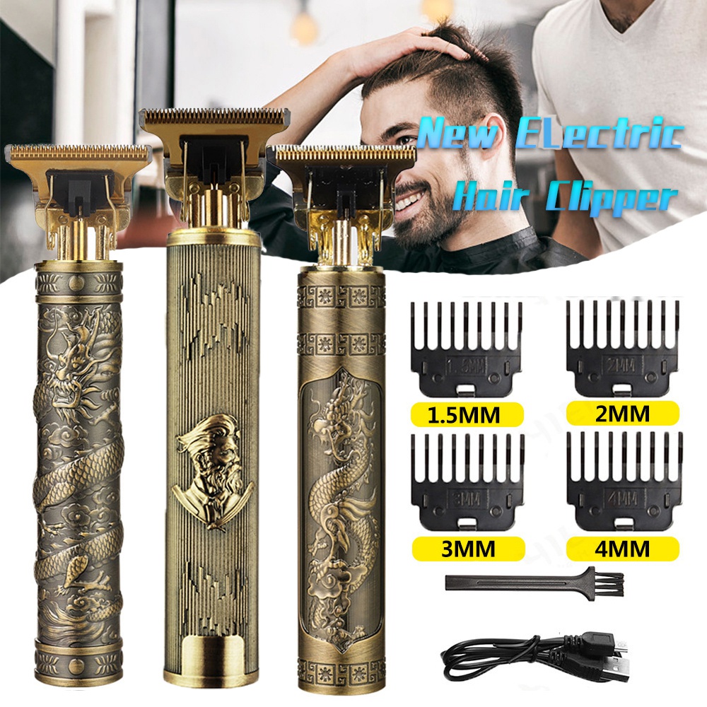 Professional T9 Electric Hair Trimmer Rechargeable Hair Cutter Machine ...