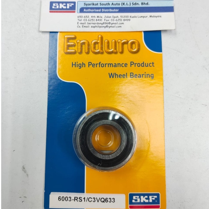 SKF Enduro Bearing 6001 6002 6003 6004 6200 6201 6202 6203 6204 6205 ...