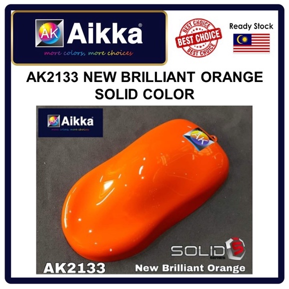 AIKKA AK2133 New Brilliant Orange Solid Colour for Car Spraying ...