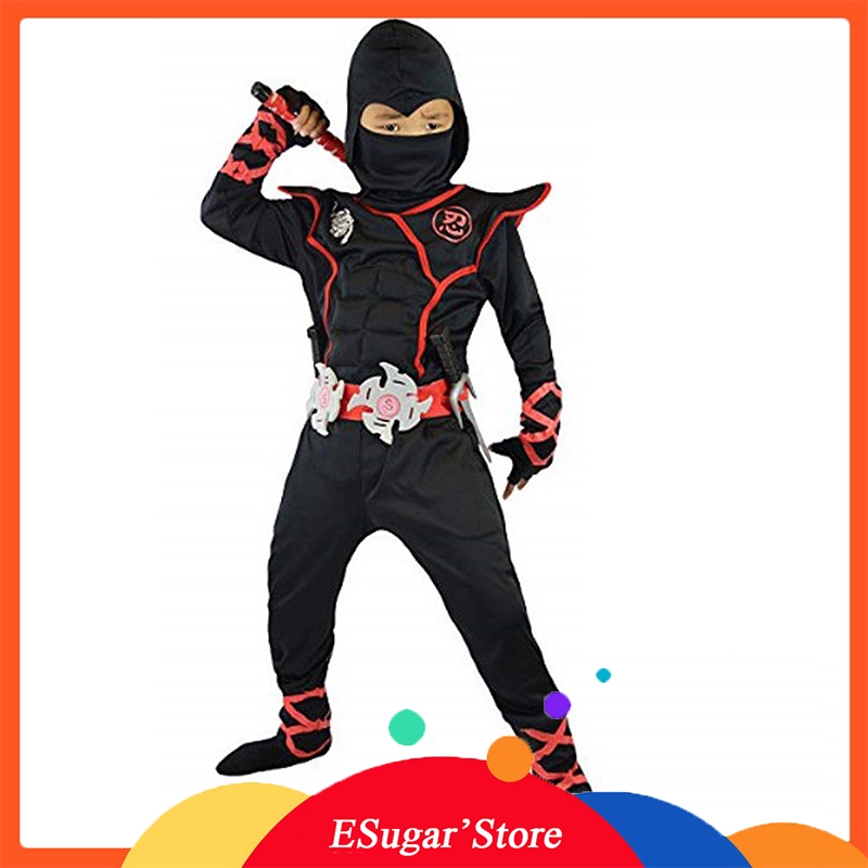 Ninjago anime ninja suit samurai warrior costume for Kids Boy Japanese ...
