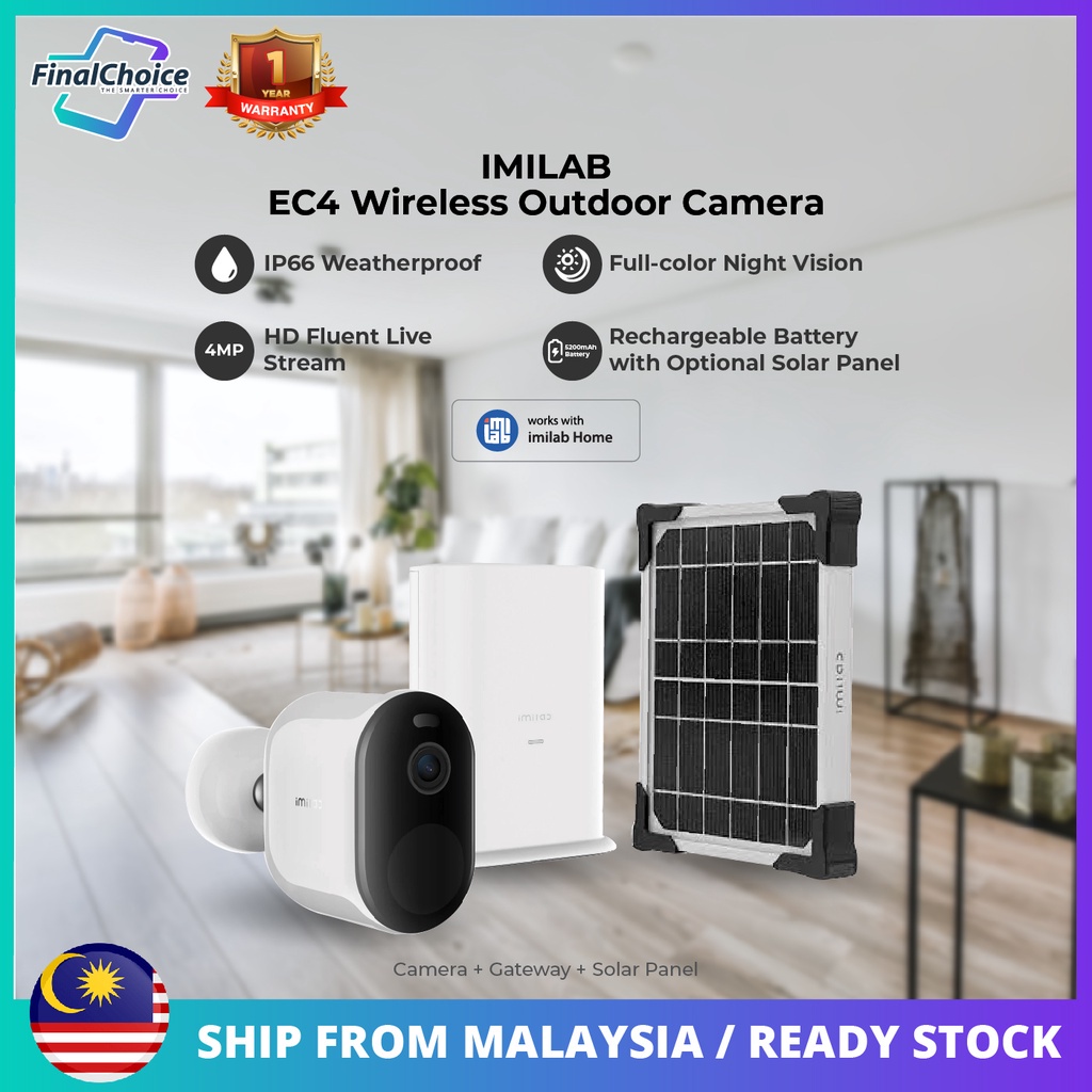 [Global Set] IMILAB EC4 2.5K Ultra-Clear Human Detection Infrared Night ...