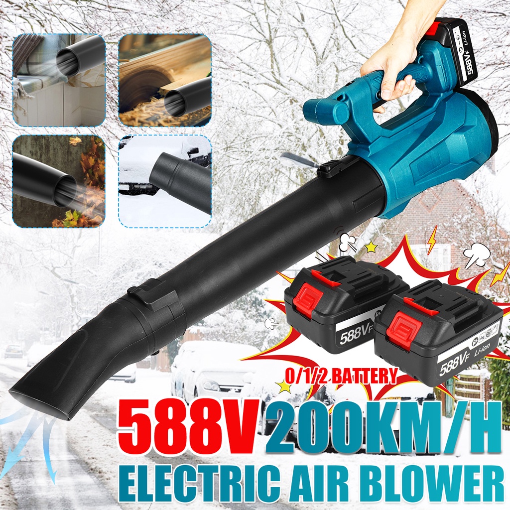 588Vf 30000RPM Cordless Electric Air Blower Handheld Leaf Blower Dust ...