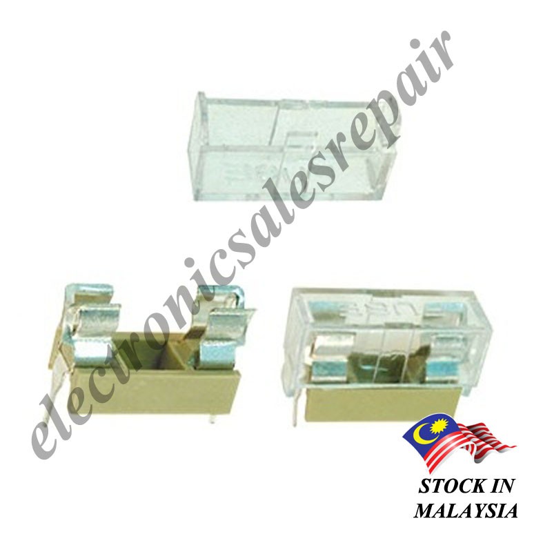 *5PCS* Glass Fuse Holder ALCO with transparent cover 5x20mm 6x30mm ...