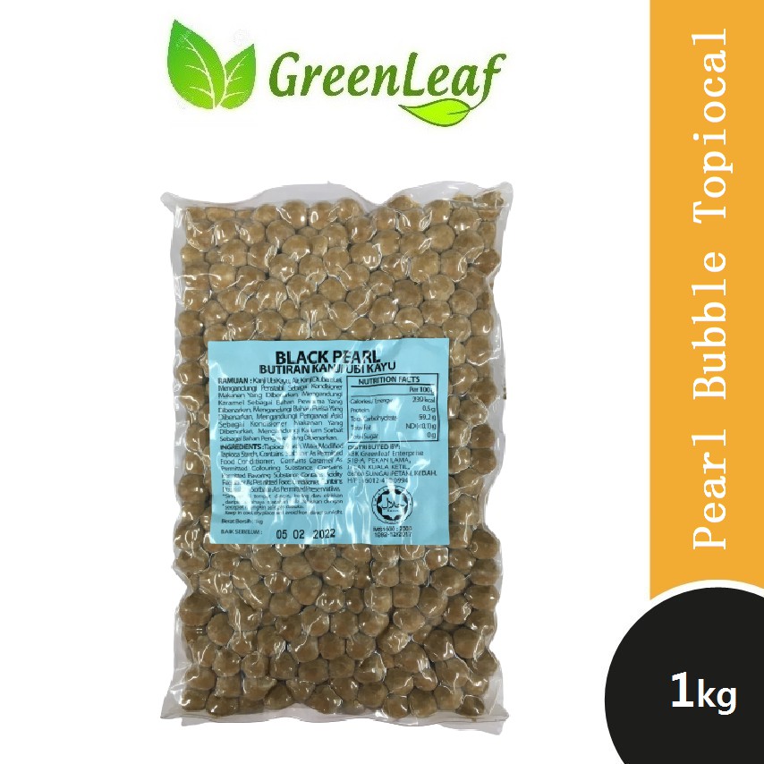 BLACK PEARL BUBBLE / BUTIRAN KANJI UBI KAYA 1000g | Shopee Malaysia