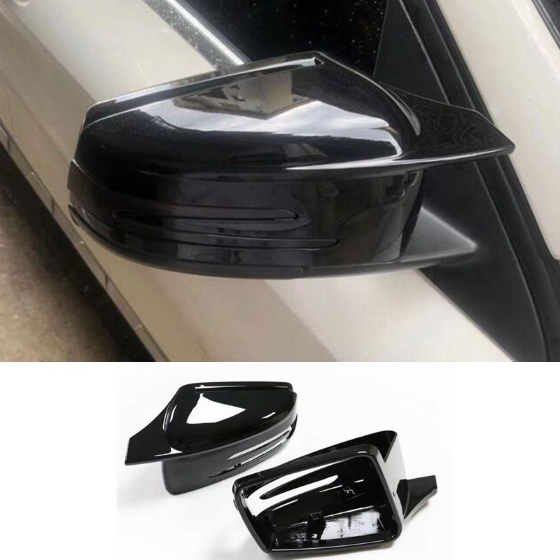 Side Mirror Cap Covers For Mercedes Benz W176 W246 W212 W204 C117 X156 ...