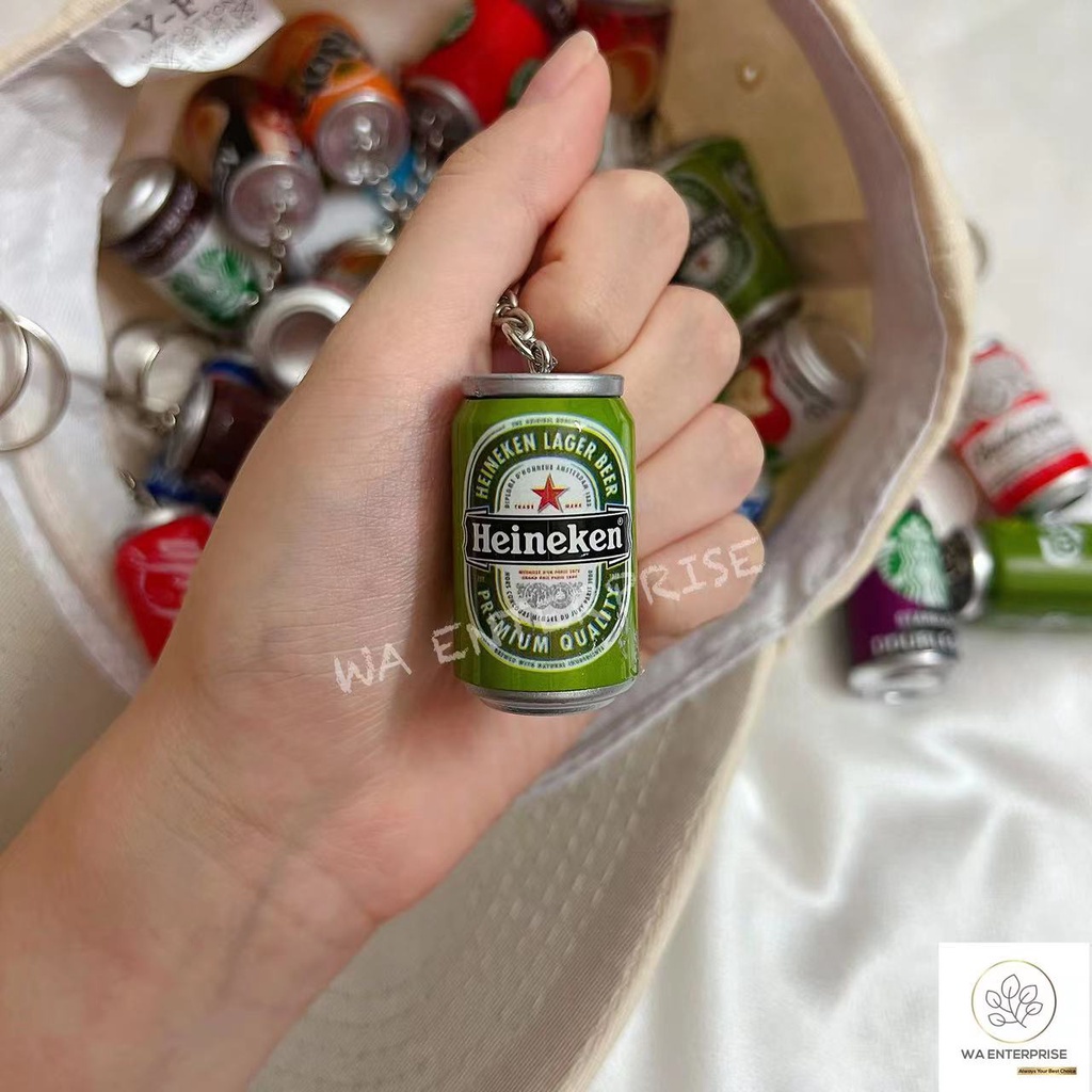 (Ready Stock) Cute Key Chain Fanta Cola Pepsi Sprite Keychain 1 piece ...