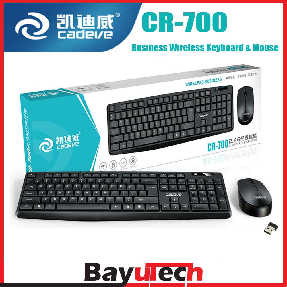 Cadeve CR-700 / 6005 / 670 Wireless / Wired / Keypad Keyboard Mouse ...
