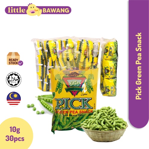 PICK GREEN PEA SNACK by Mite 30pcs x 10G | Shopee Malaysia