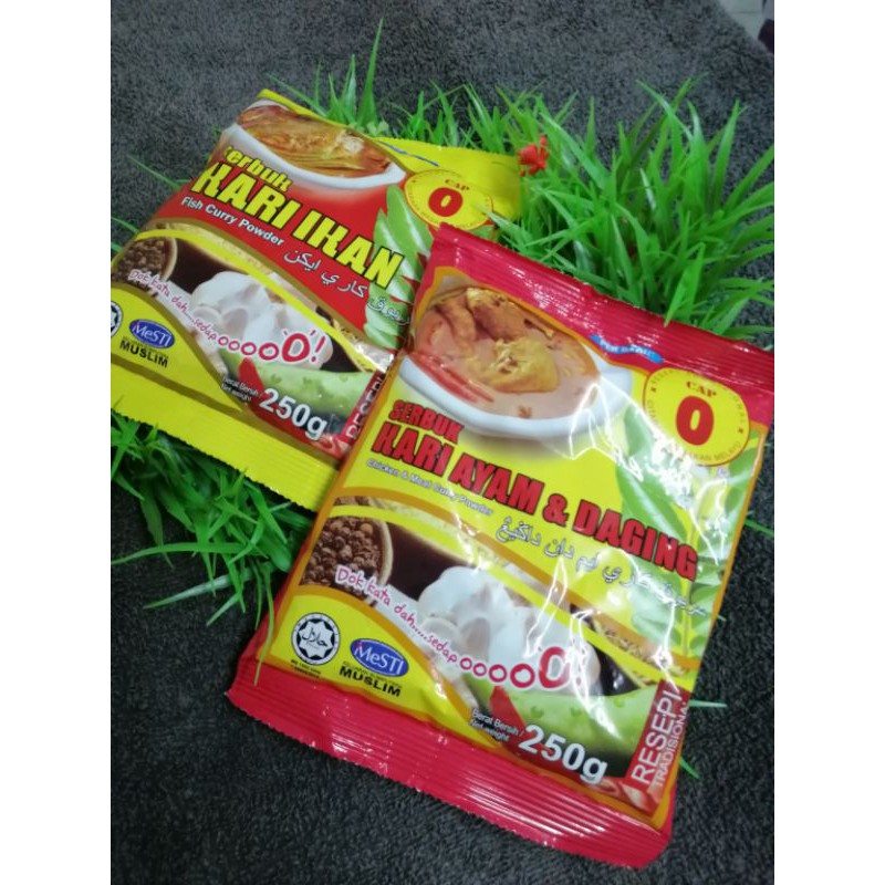 Rempah Kari Cap O Original Kedah Pek besar 250 GRAM | Shopee Malaysia