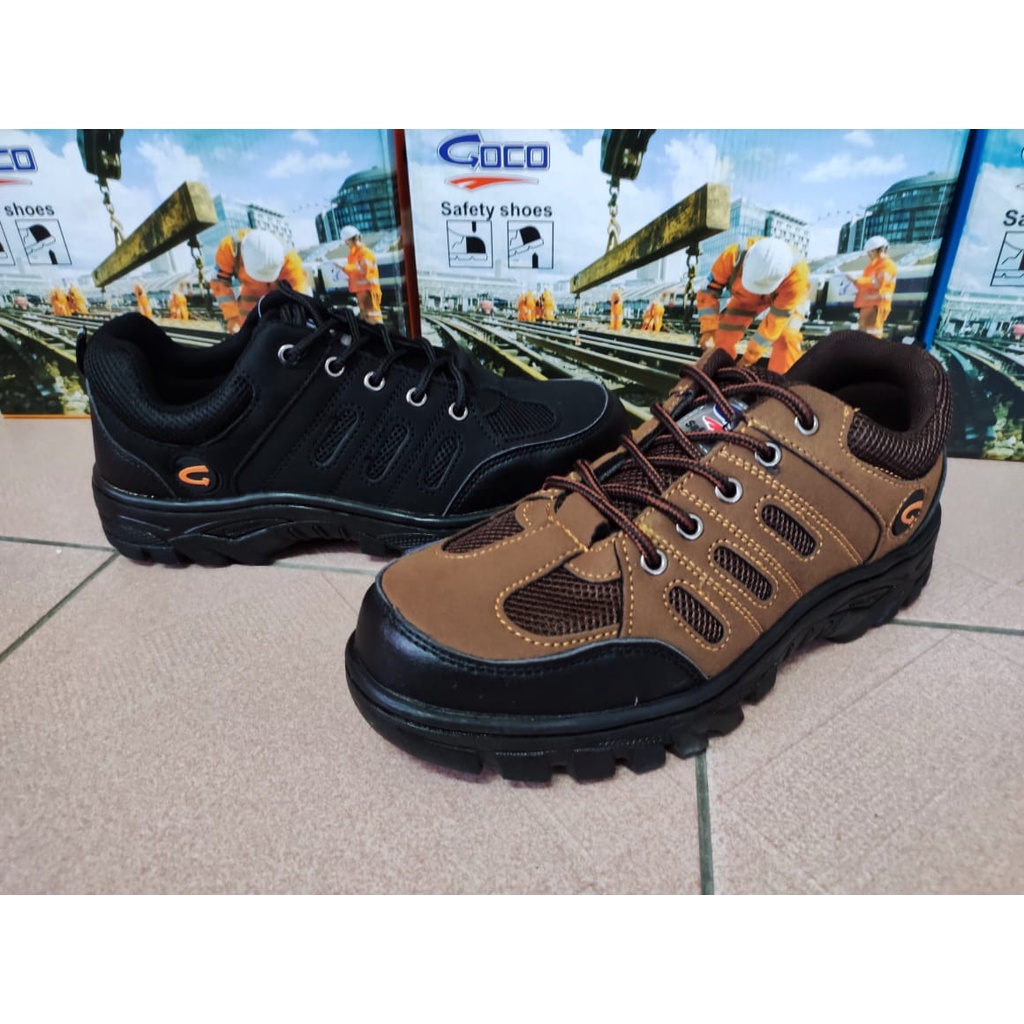 Goco Safety Shoes/Low Cut Safety Shoes #QS75 (Black) #QS75 (Brown ...