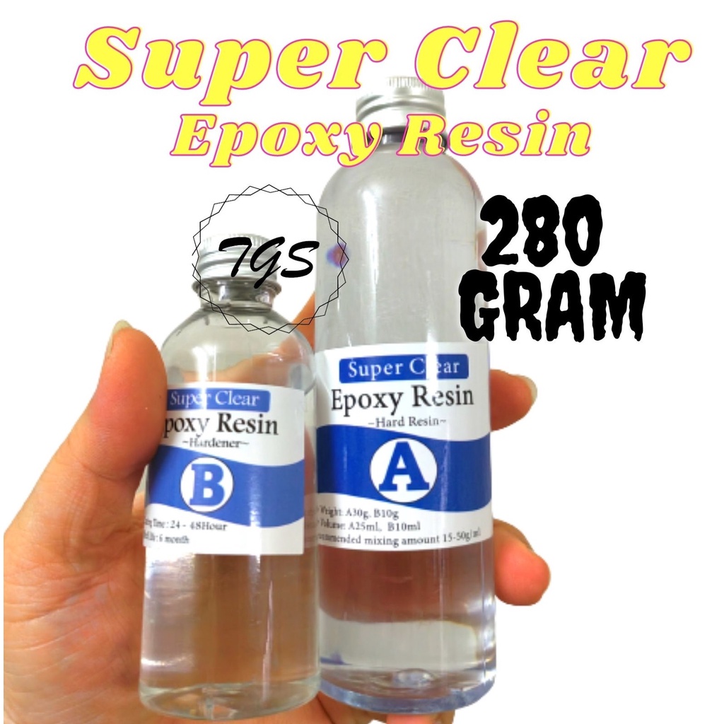 TGS Hard Epoxy Resin AB Glue Resin Super Clear | Shopee Malaysia
