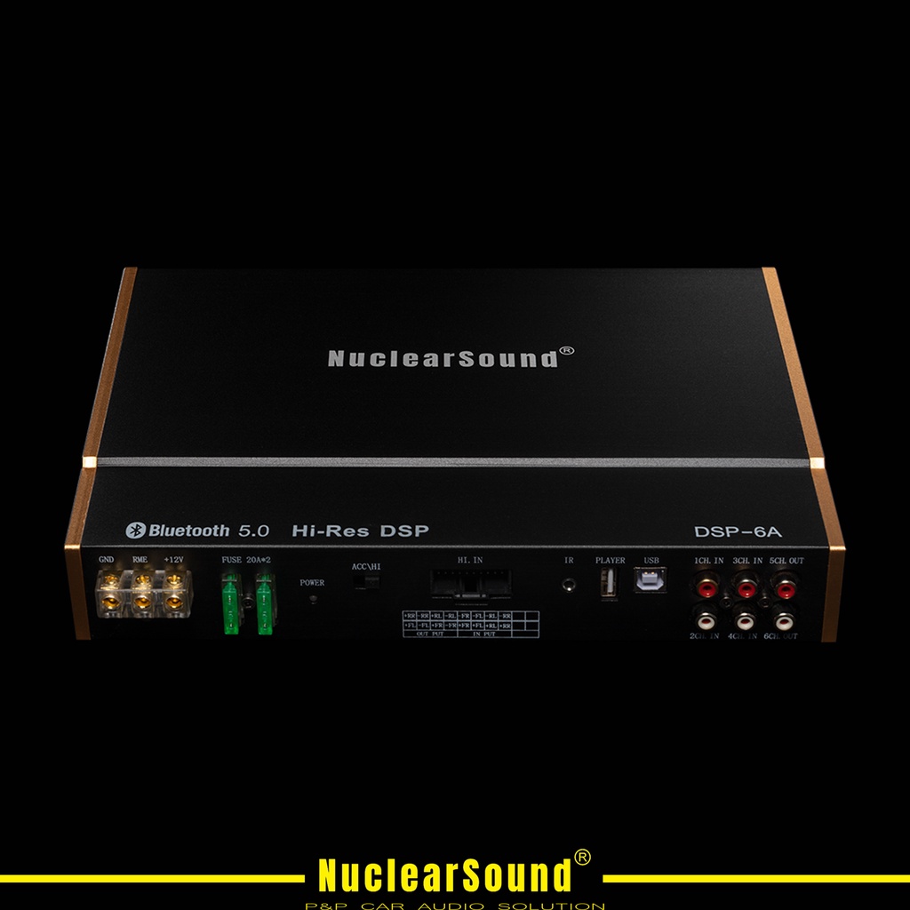 NuclearSound High Power DSP 6A 31 Band EQ Time Alignment Crossover ...