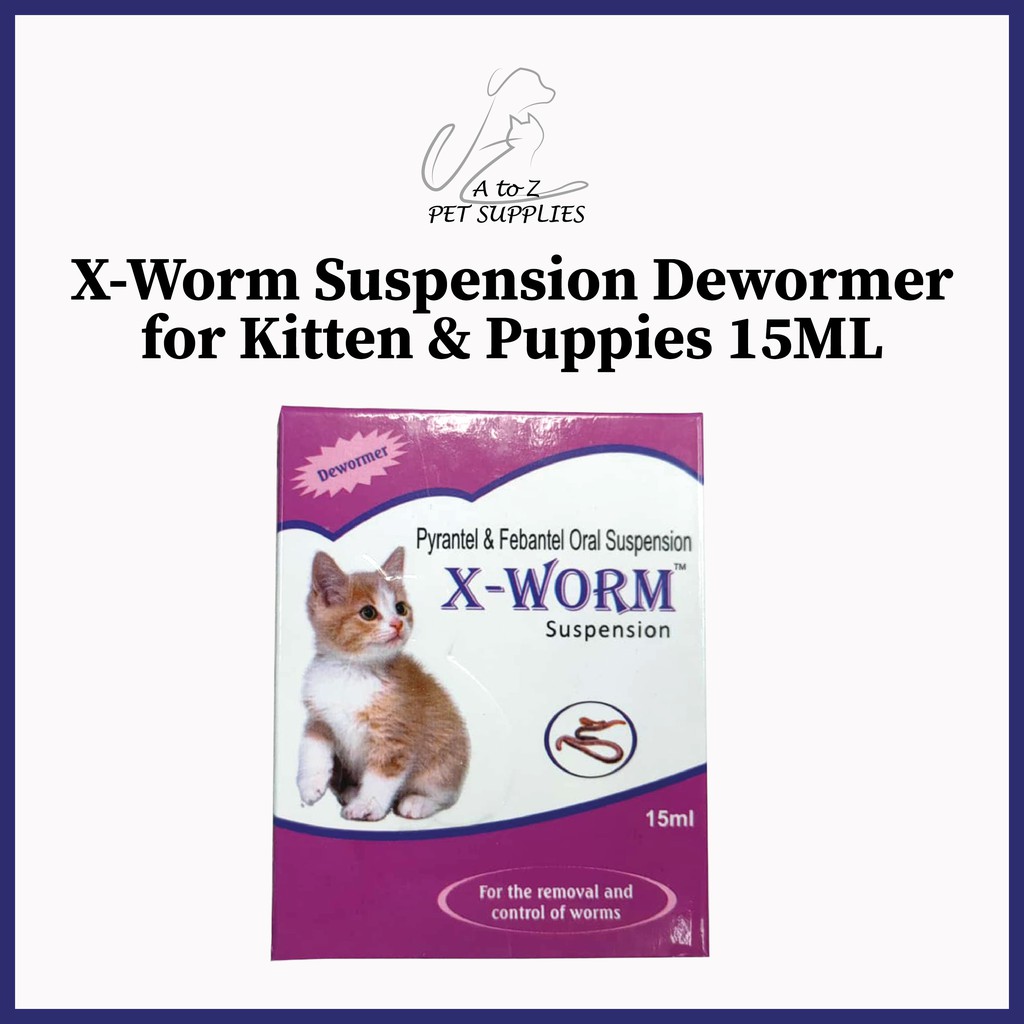 X-Worm Suspension Dewormer for Kitten & Puppies 15ML | Shopee Malaysia