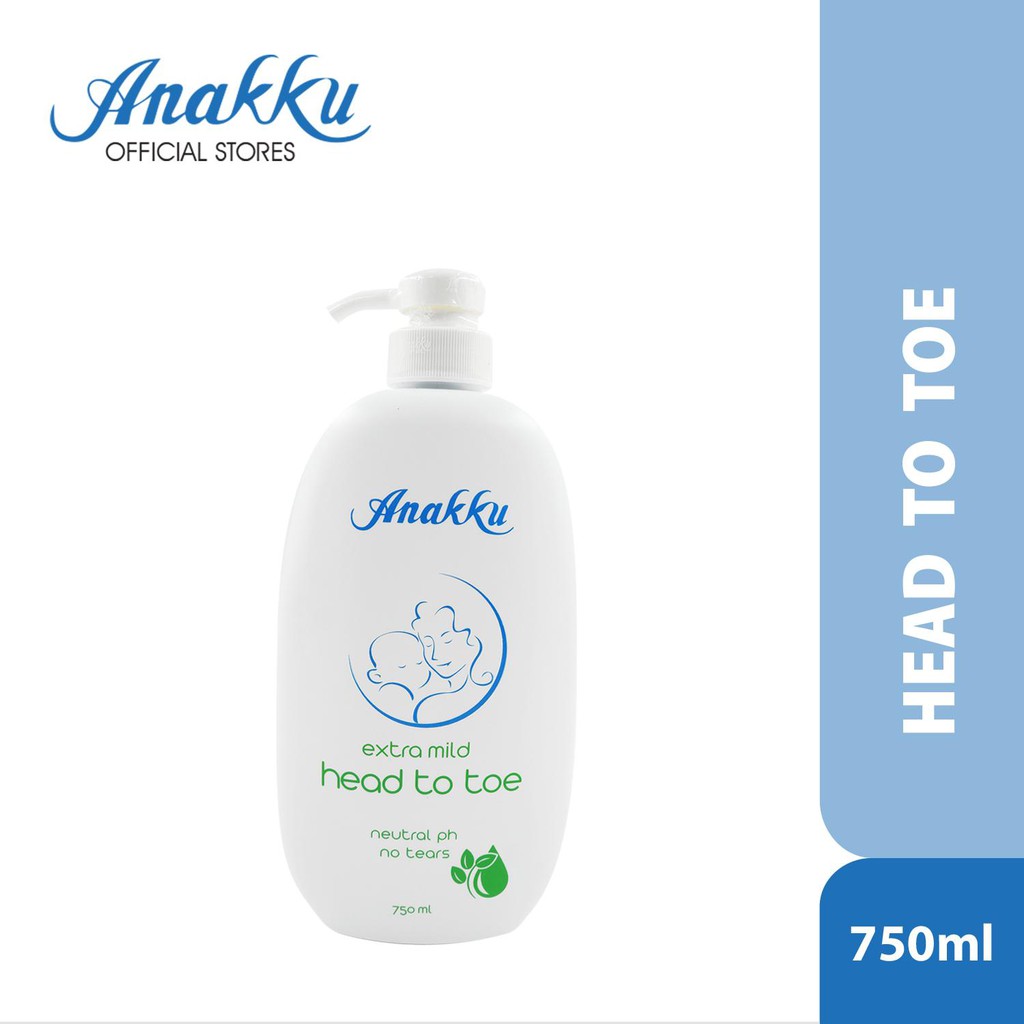 Anakku Baby Extra Mild Head to Toe 750ml | Shopee Malaysia