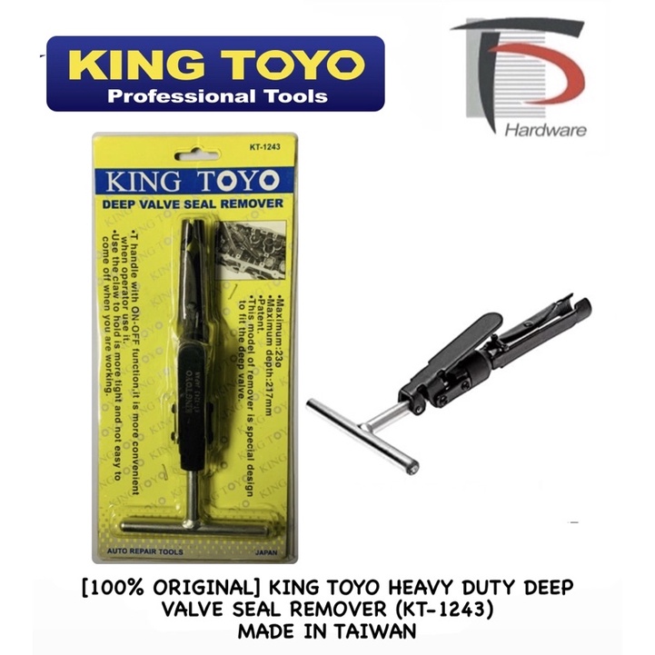 [100% ORIGINAL] KING TOYO HEAVY DUTY DEEP VALVE SEAL REMOVER (KT-1243 ...