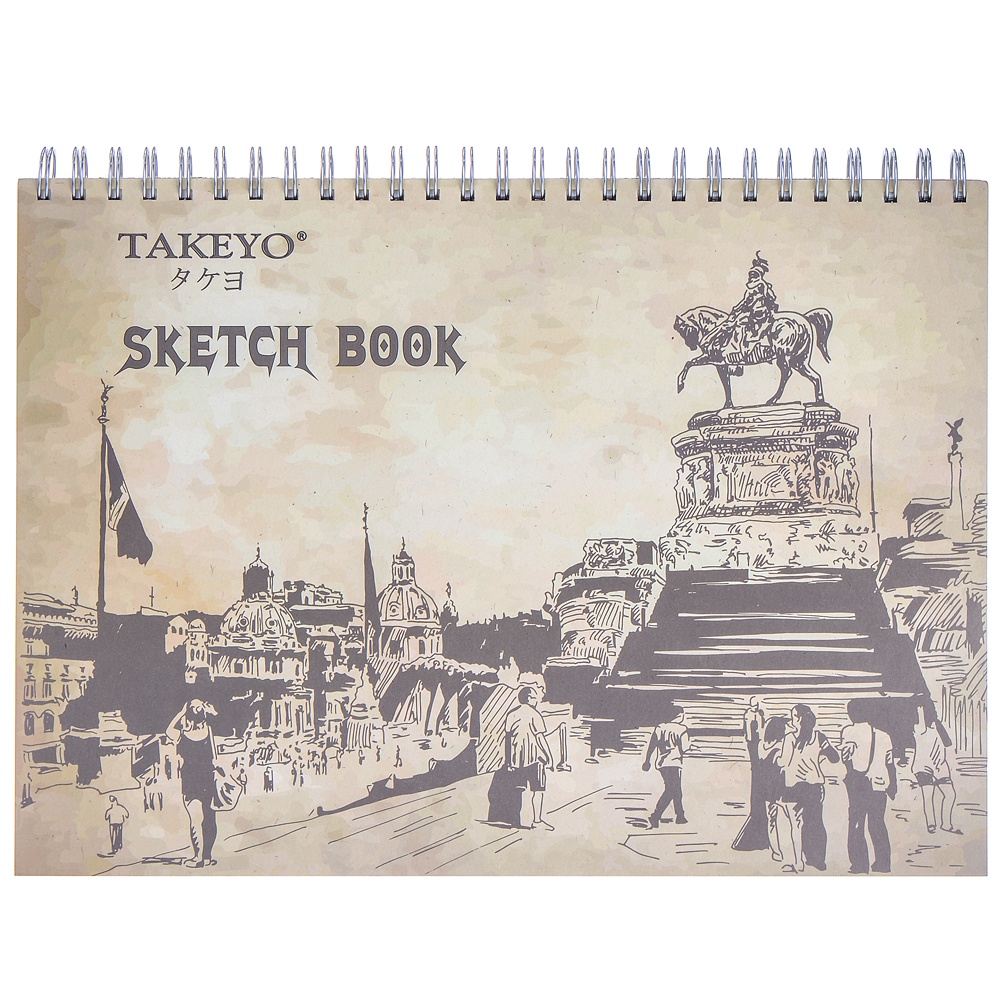 1 TAKEYO DRAWING NOTEBOOK SIZE A3, A4, A5, A6 (50 SHEETS/BOOK) | Shopee ...
