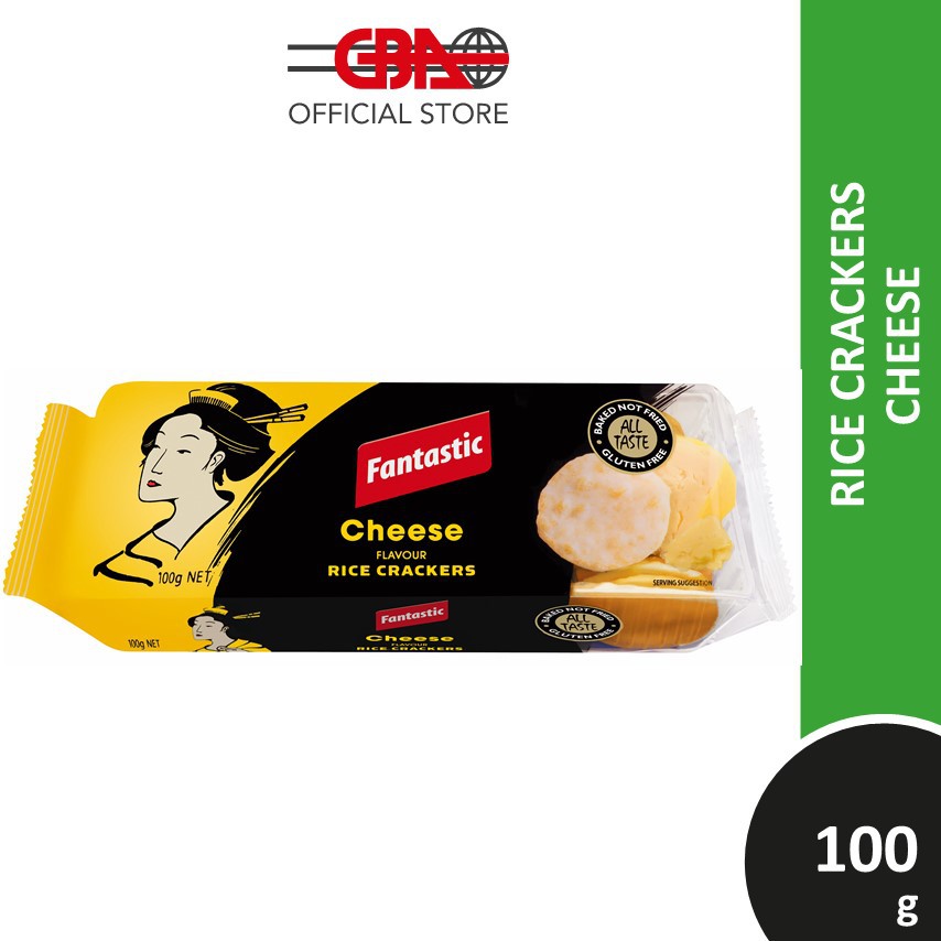 Fantastic Rice Crackers - Cheese (100g) | Shopee Malaysia