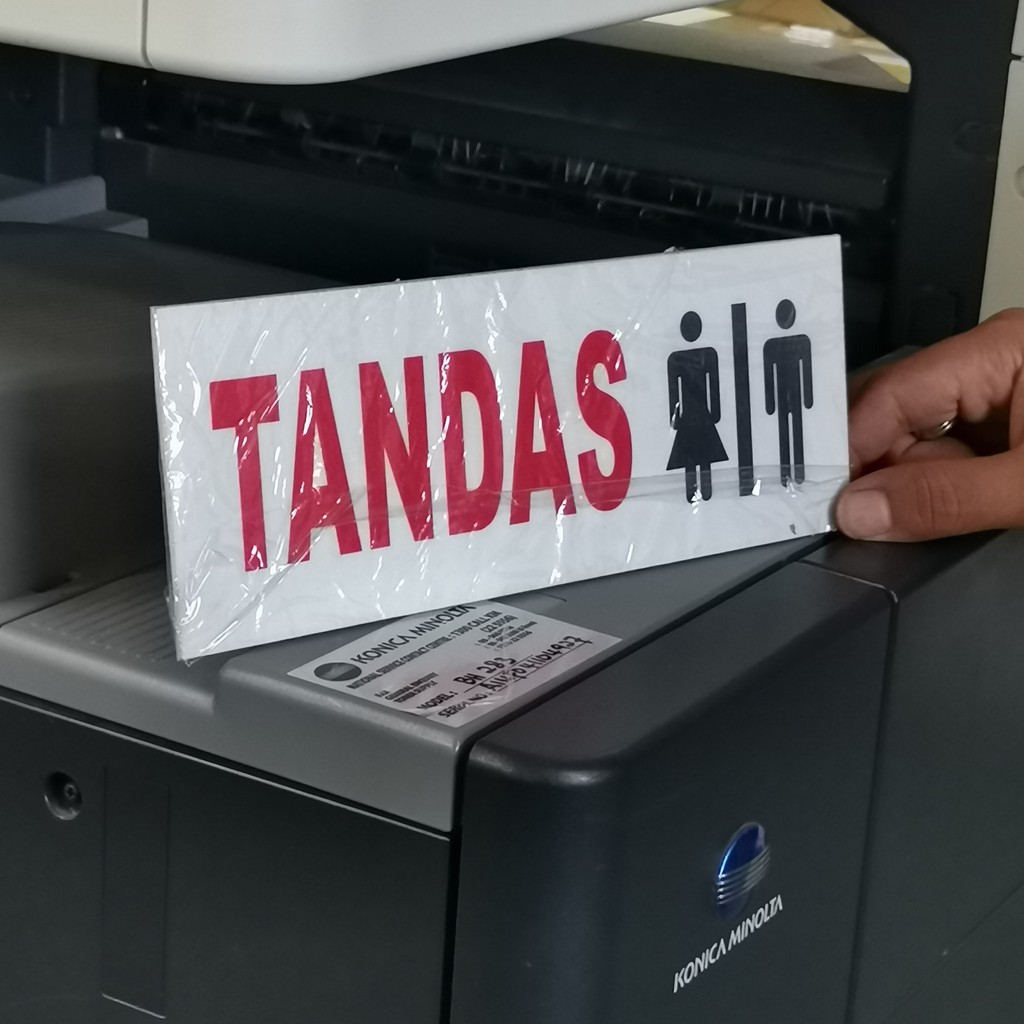 TOILET SIGNAGE / PAPAN TANDA TANDAS | Shopee Malaysia