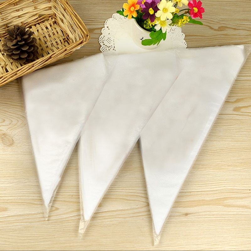 READY STOCK - 100pcs Plain Disposable Plastic Piping Bag Pipping Bag S ...
