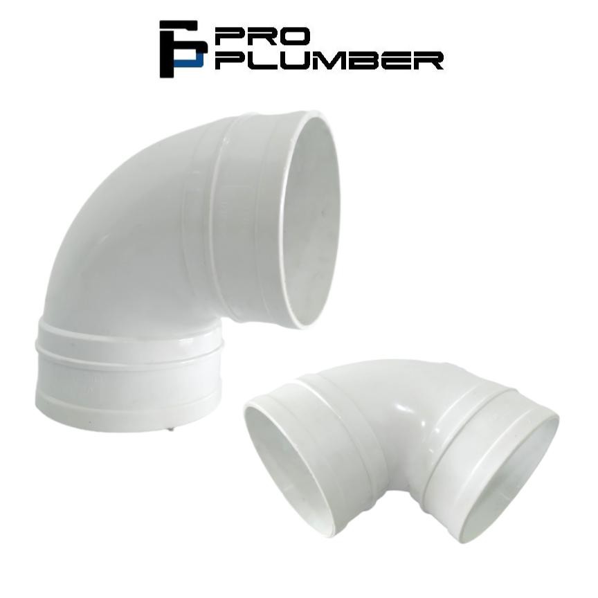 [1 PC] 3" uPVC Fitting Sweep Bend 90° BBB Series Pipe Connector Alatan ...