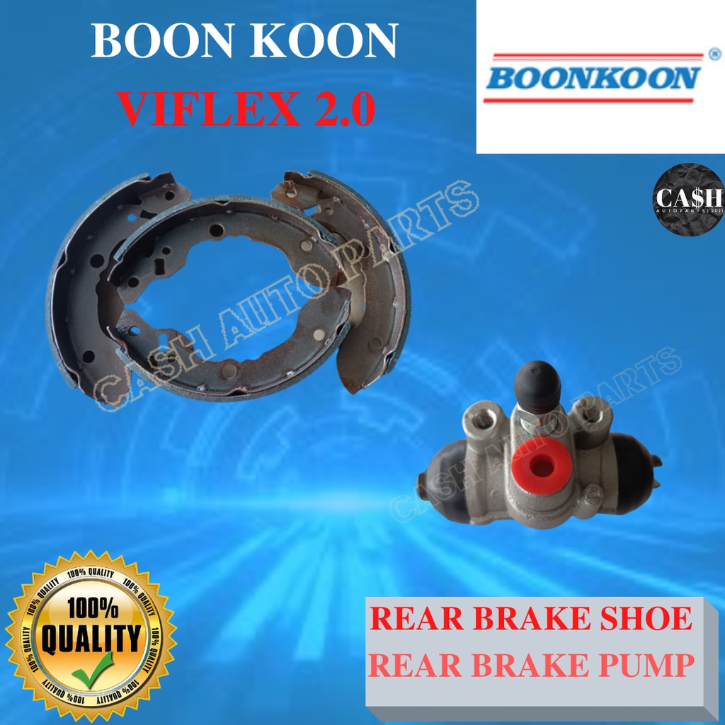 BOON KOON VIFLEX 2.0 REAR BRAKE SHOE/ REAR BRAKE PUMP BOONKOON VIFLEX BRAKESHOE BRAKEPUMP ...