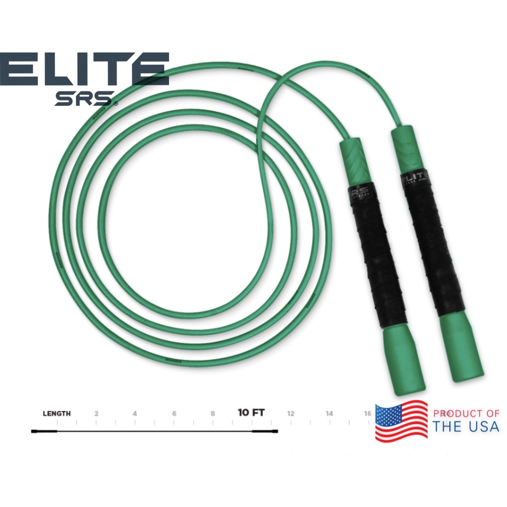 Elite SRS Fit Plus Jump Rope 4mm Licorice with Grip Tape | Shopee Malaysia