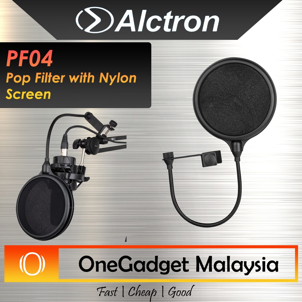 Alctron PF04 PF 04 Microphone Pop Filter with Nylon Screen For Studio Recording Filter Sponge ...