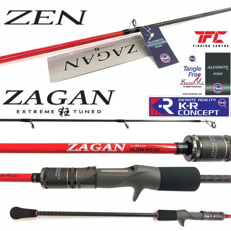 ZEN ZAGAN SLOW PITCH FISHING ROD | Shopee Malaysia