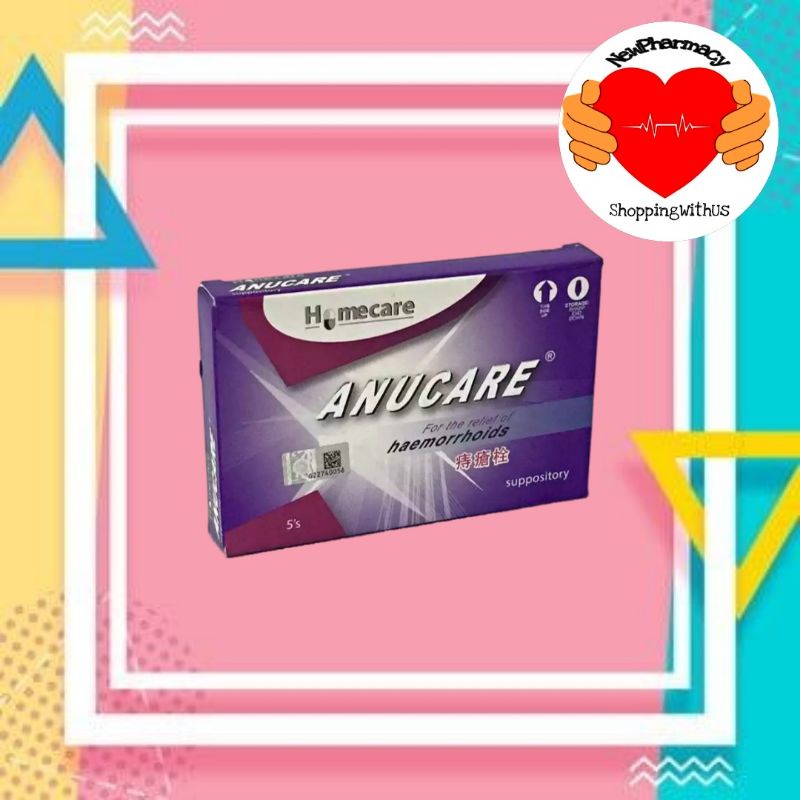 Anucare Suppository 5's (Exp-11/2027) | Shopee Malaysia