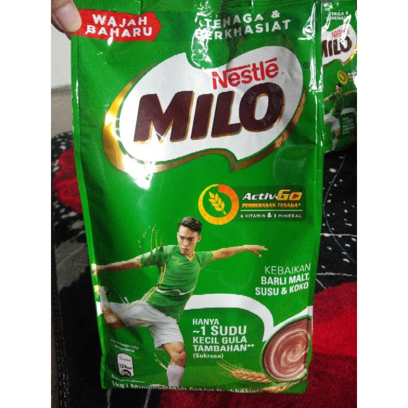 Milo Activ-Go 1kg Minuman Malt coklat berkhasiat Milo Serbuk 1kg Malt ...