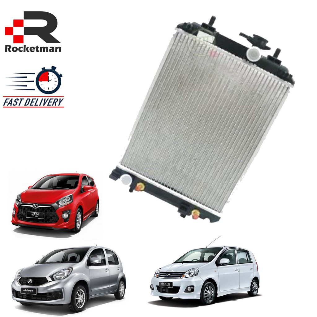 OEM RADIATOR ASSY PERODUA MYVI VIVA AXIA KANCIL KELISA KENARI | Shopee ...
