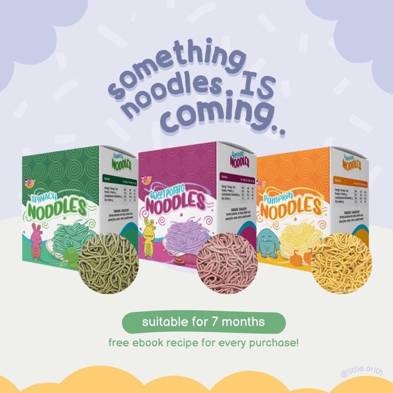 💛 Izzly Baby Food Natural Noodles Vegetables Mee Mi Sayur Nayi Bayam ...