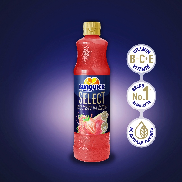 Sunquick Concentrate Pink Guava & Strawberry (700ml) | Shopee Malaysia