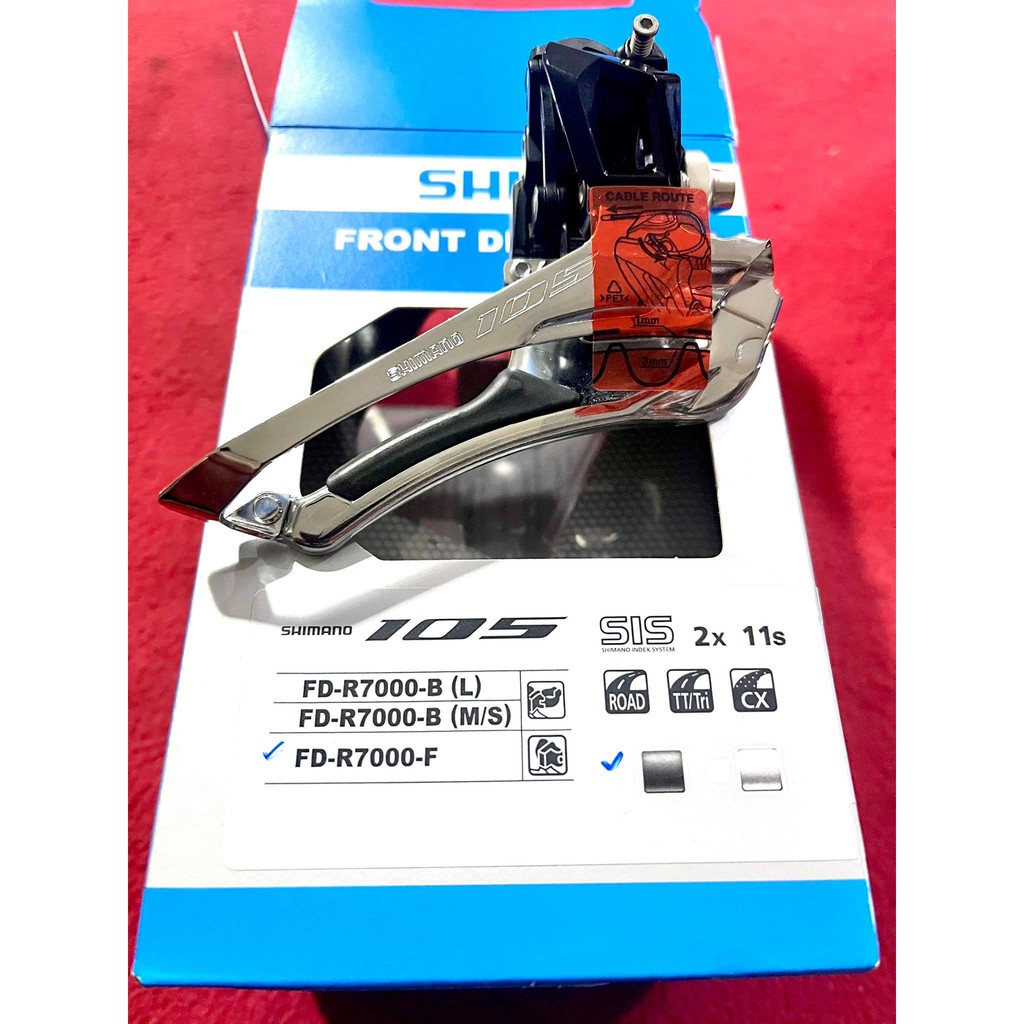 SHIMANO 105 FD-R7000 R7000 Front Derailleur Braze on 2x11 Speed (100% ...