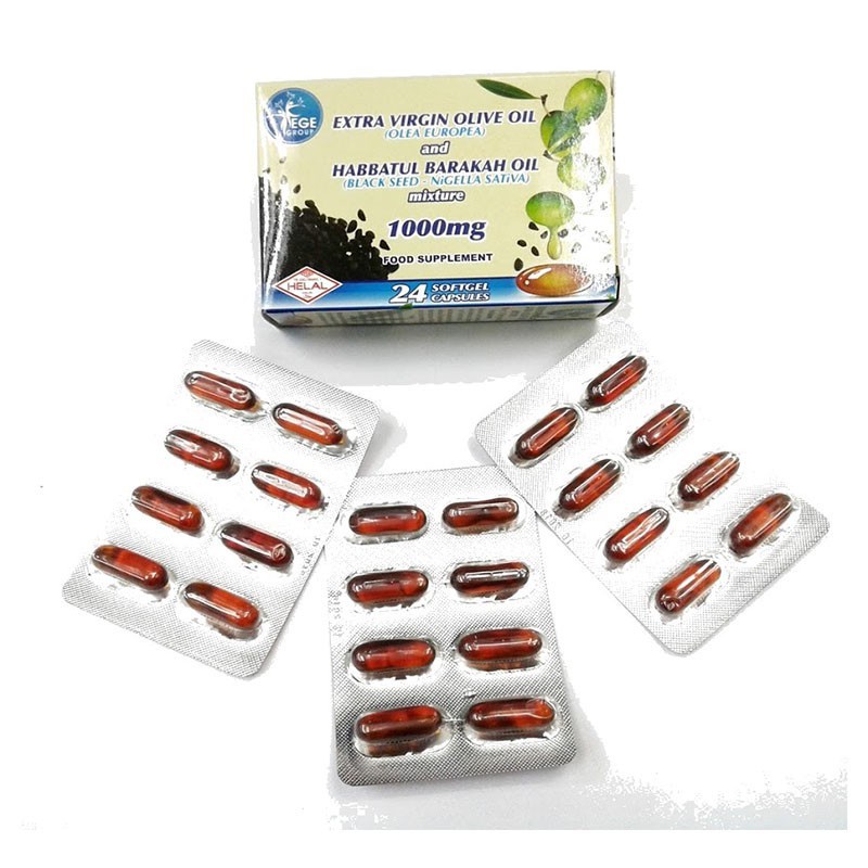EGE Softgel Capsule Kapsul Minyak Zaitun Minyak kelapa dara ...