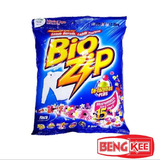 bio zip flora sabun serbuk 2.3kg | Shopee Malaysia