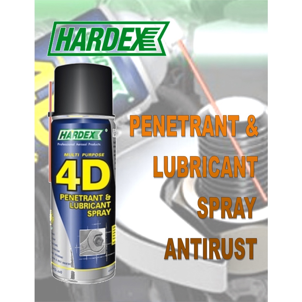 Hardex HD440 4D Penetrant & Lubricant Spray (400ml) Antirust | Shopee Malaysia