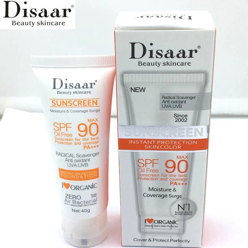 Disaar Beauty Skin Care Facial Sunscreen Cream Spf Max 90 Oil Free ...
