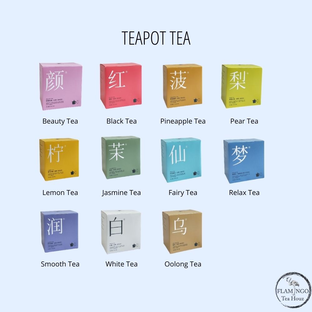 Teapot Tea Assorted, Mix Tea Flavour Variety Pack (each box 5 teapacks ...
