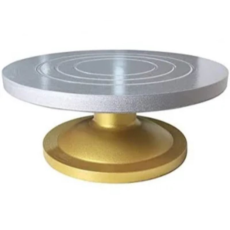 Turntable Cake Rotating Steel Turn table 30cm 穩重實用铭友轉台 | Shopee Malaysia