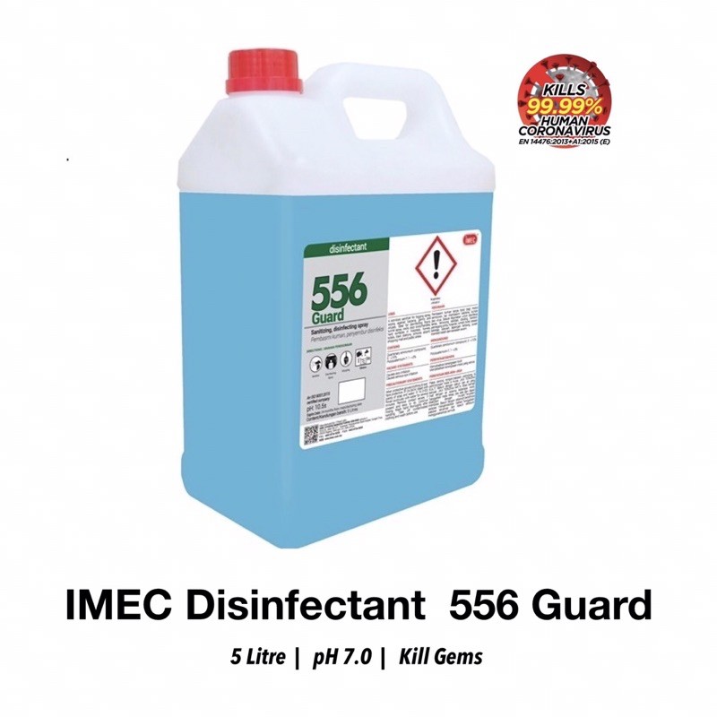 🔥READY STOCK🔥5L IMEC 556 Guard Sanitizer and Disinfectant for Surfaces ...