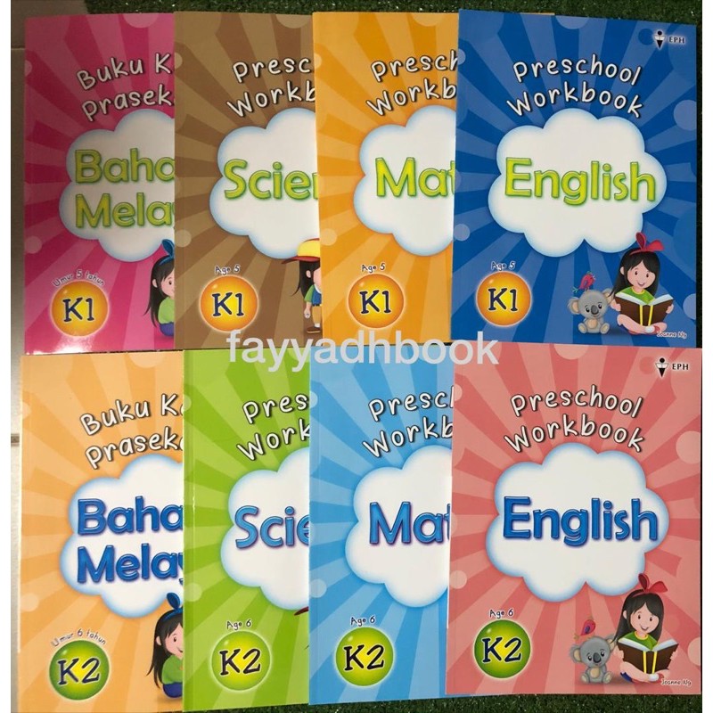 Preschool WorkBook Age 5-6 EPH | Shopee Malaysia